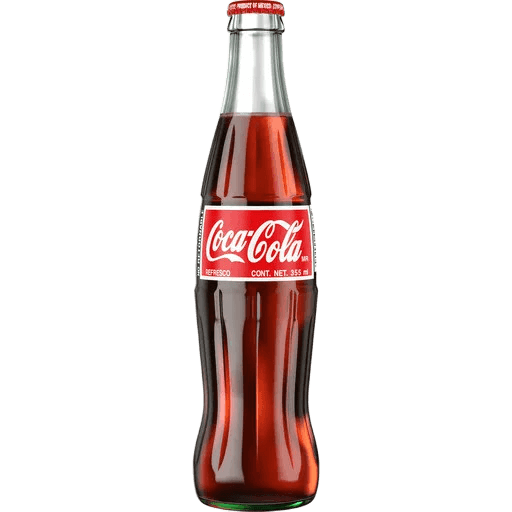 Coca-Cola original rot mexikanisch mit Rohrzucker Glasflasche 355ml – MexicoMiAmor