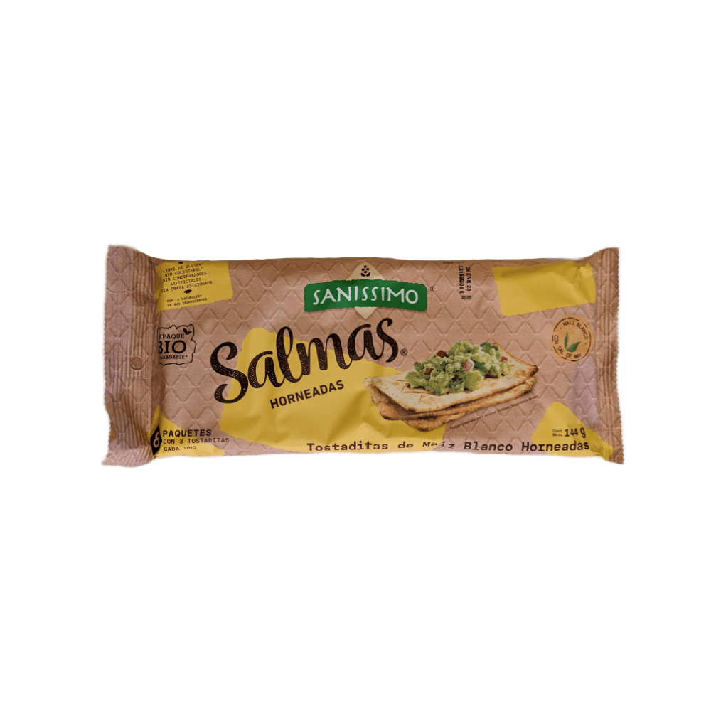 Tostadas / Tostaditas Salmas von Sanissimo 144g (8 St je 3) (MHD 25-SE – MexicoMiAmor
