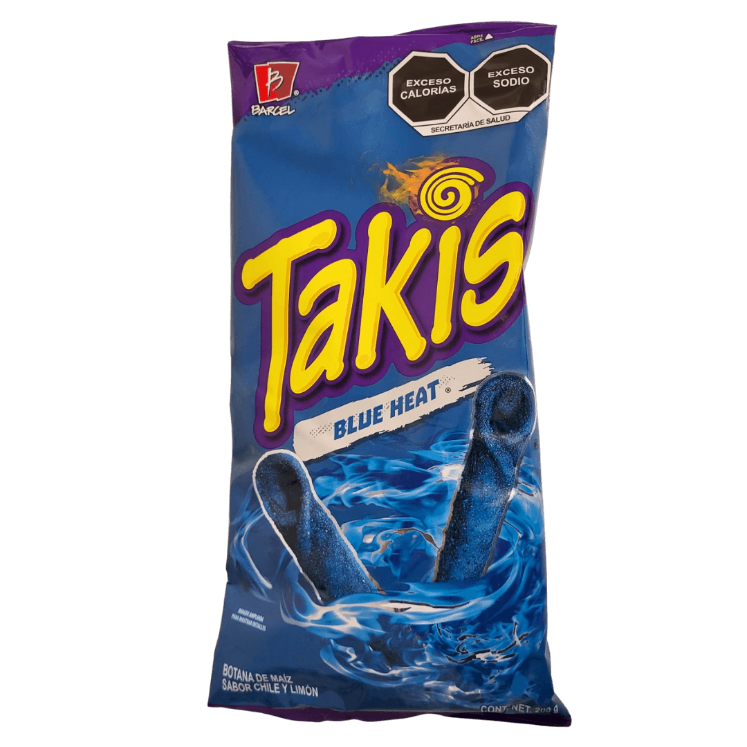 Takis Blue Heat Snack (large pack) from Barcel 200g – MexicoMiAmor