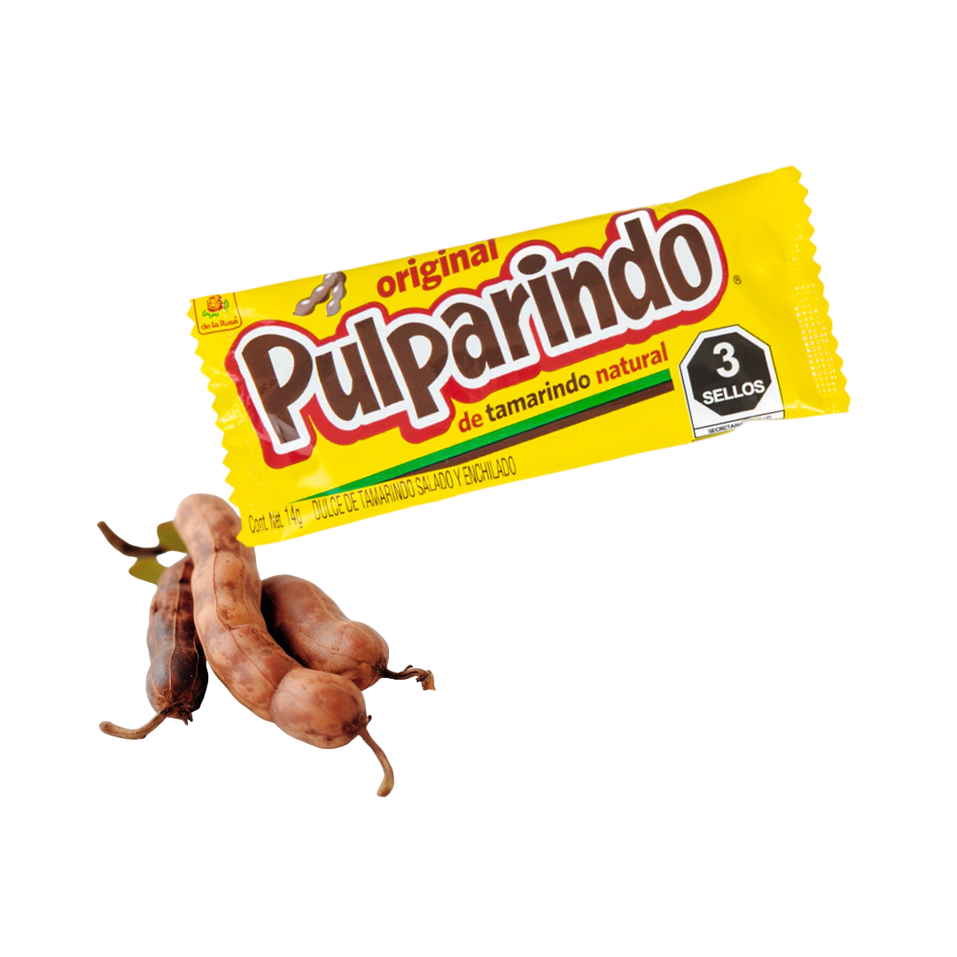 Pulparindo candy from Mexico normal / regular De La Rosa 1 pcs 14g ...