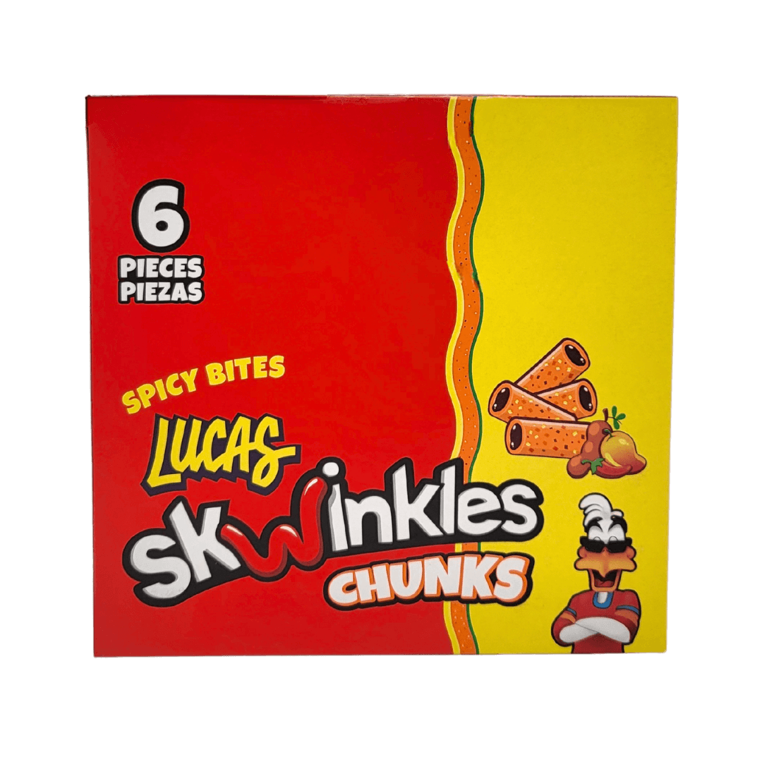 Skwinkles Chunks Spicy Bites Tamarinde Mango Süßigkeit Display 6 Stück ...