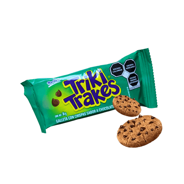 Triki Trakes Chocolate Cookies 4 pcs from Marinela 34g – MexicoMiAmor