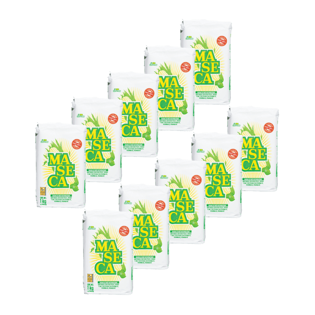 Maseca Regular / Light Corn Flour 10x 1kg bundle – MexicoMiAmor