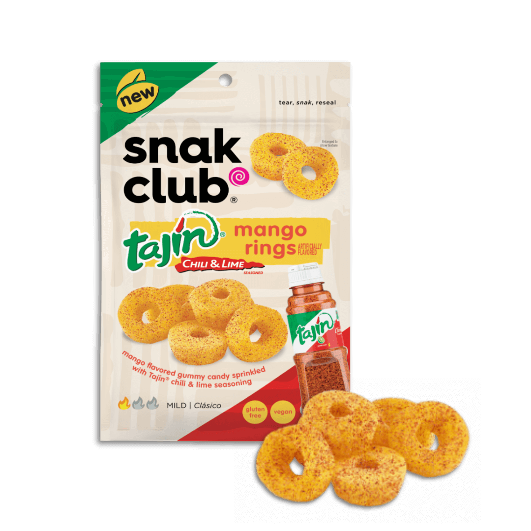 Tajin Chili & Lime mango rings from snak club 64g – MexicoMiAmor