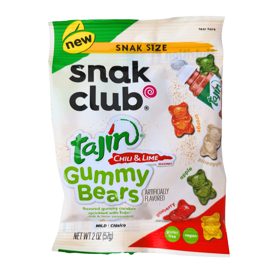 Tajin Chili & Lime Gummy Bears / Gummibärchen von snak club 57g ...