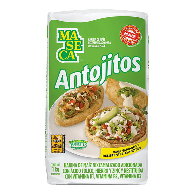 Maseca Corn Flour Antojitos 1 kg (BBD 17-JUL-2026) – MexicoMiAmor